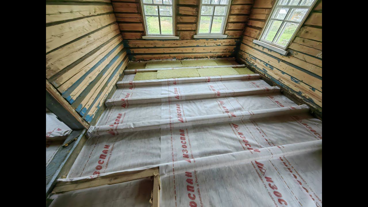 Утепляем пол и потолок, разбираемся в пленках.
