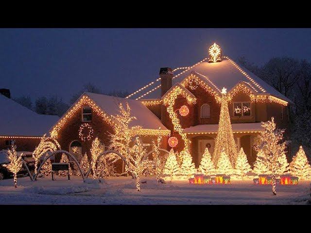 35 элегантных способов освещения участка на Новый год