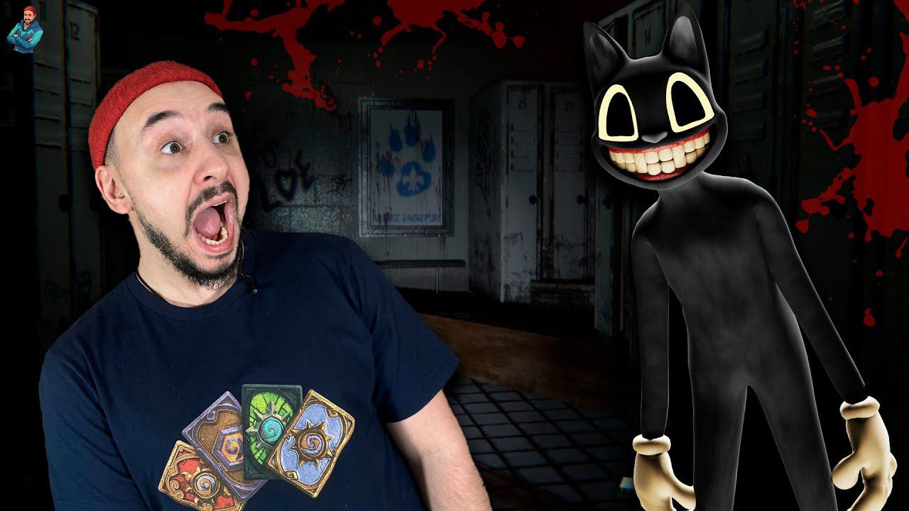 НИКОГДА НЕ ИГРАЙ В ЭТУ ИГРУ: SCARY CARTOON CAT! ПАПА РОБ ИГРАЕТ В МУЛЬТЯШНОГО КОТА!