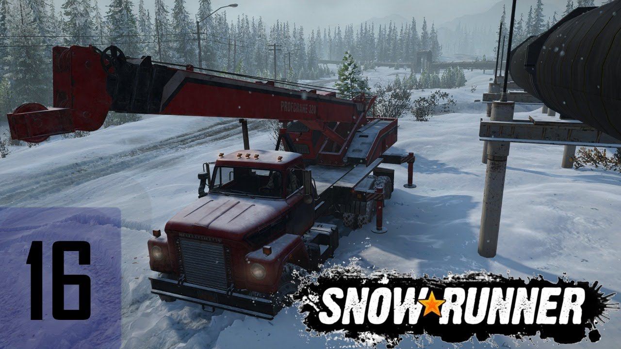 SNOWRUNNER РАЗБИРАЮСЬ С ТРУБОПРОВОДОМ  #16