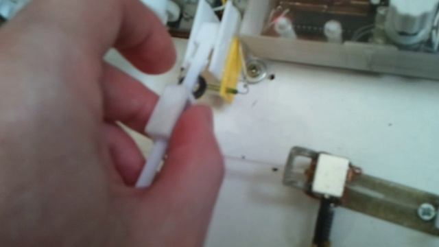 Станок для изготовления ПЭТ филамента. Добавлен датчик окончания ленты.