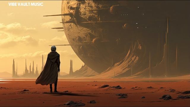 Микс концепт-арта Dune и Lo fi Beats