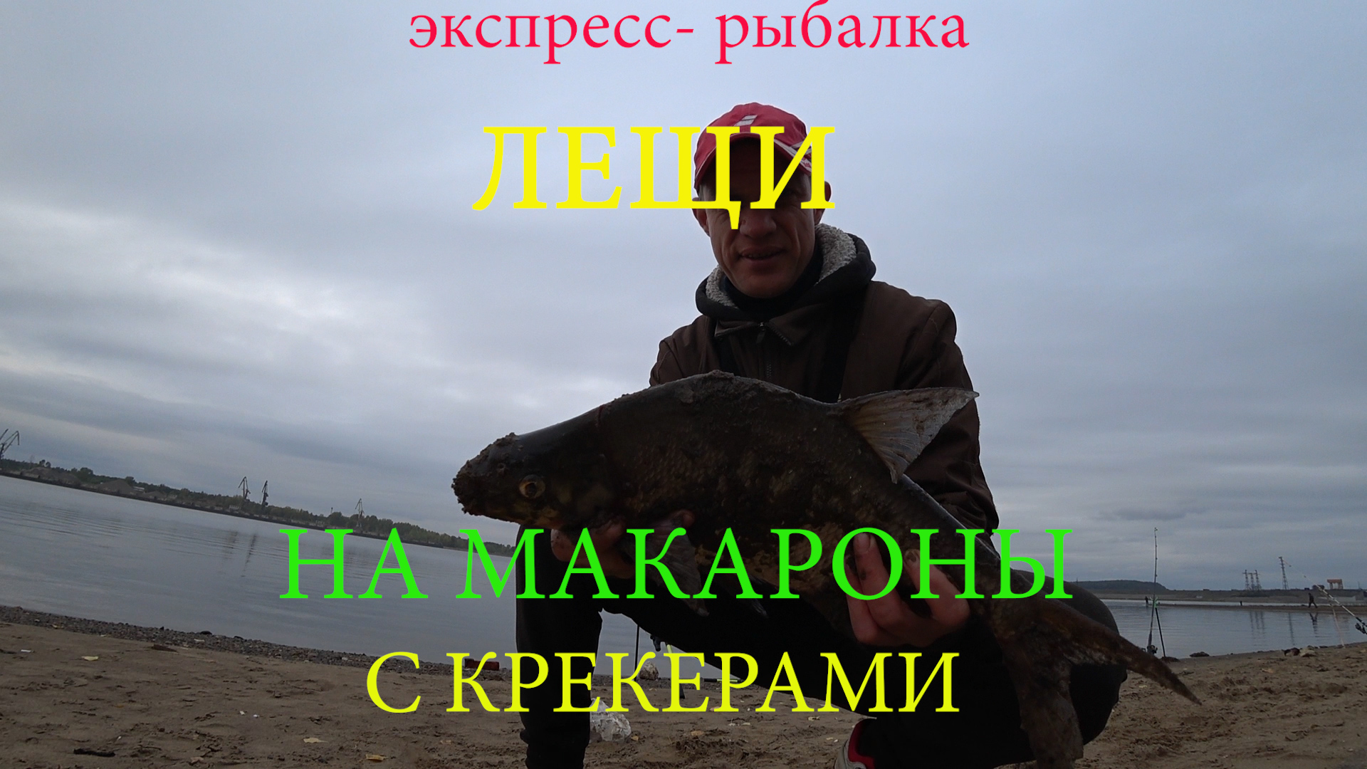 Экспресс-рыбалка на крупного леща. Макароны с крекерами. #рыбалка #лещ #фидер #донки