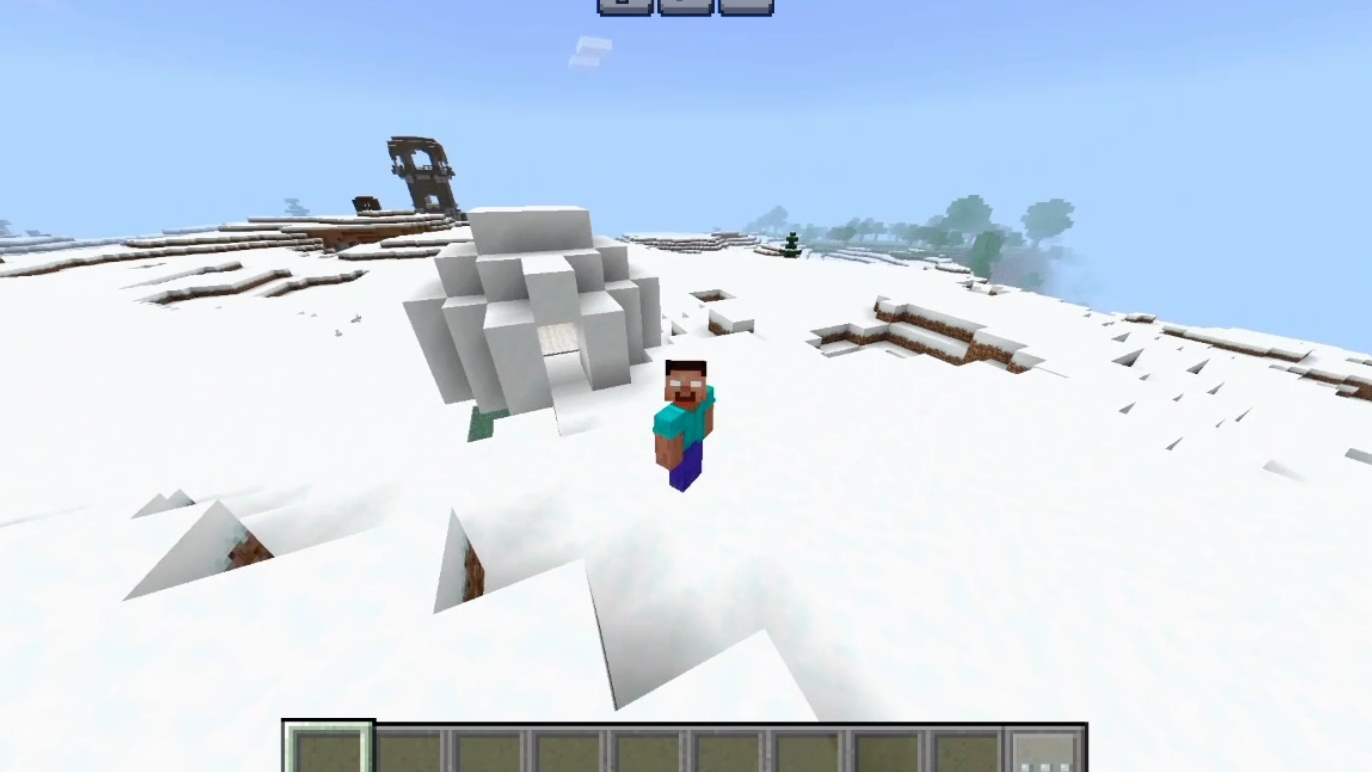 Я построил иглу в которой можно жить.