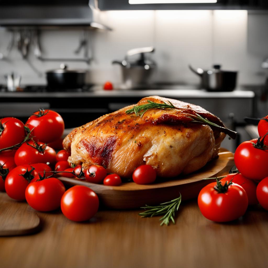 Индейка с томатами. #влог #мужскаякухня #еда