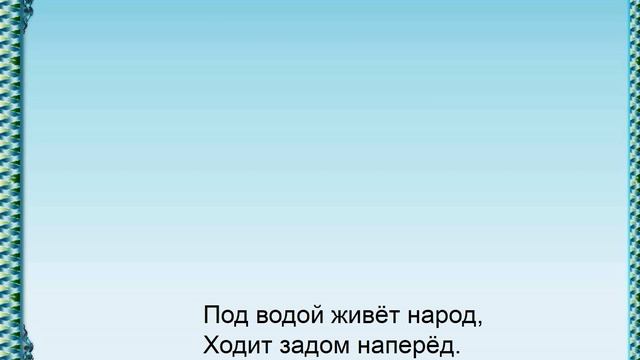 Жизнь пресного водоёма