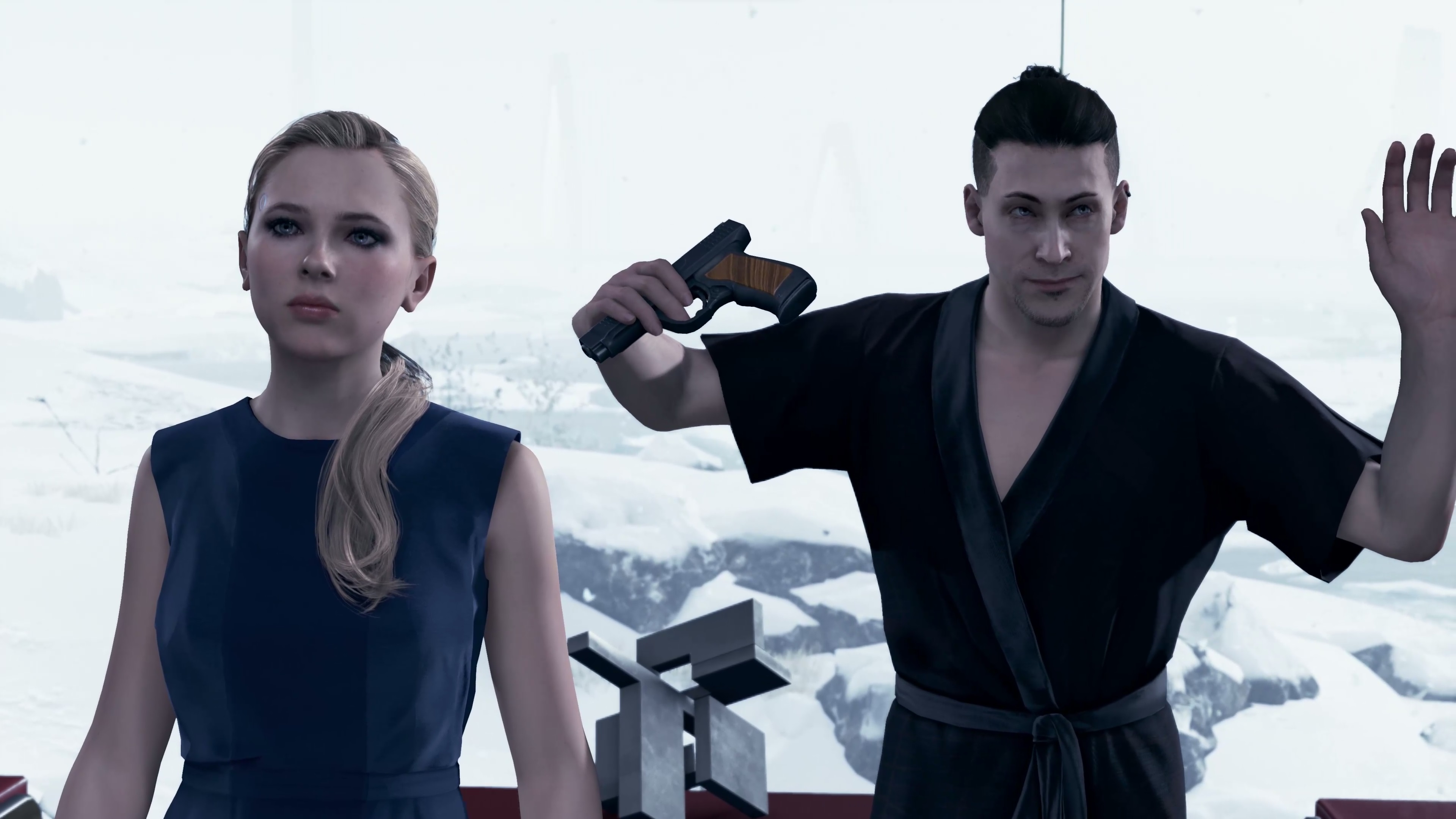 Detroit: Become Human Part11. Маркус пробуждает других андроидов. Коннор и Хэнк приходят к Камски.