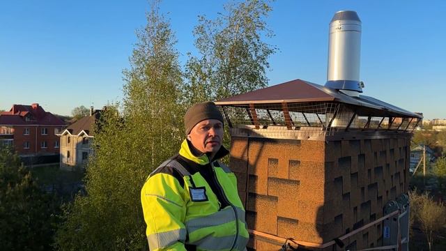 06-05-2024 #дымоход #трубочист #чисткадымохода #чистка #shortvideo #дымоходдляпечи #трубочисты #дымо