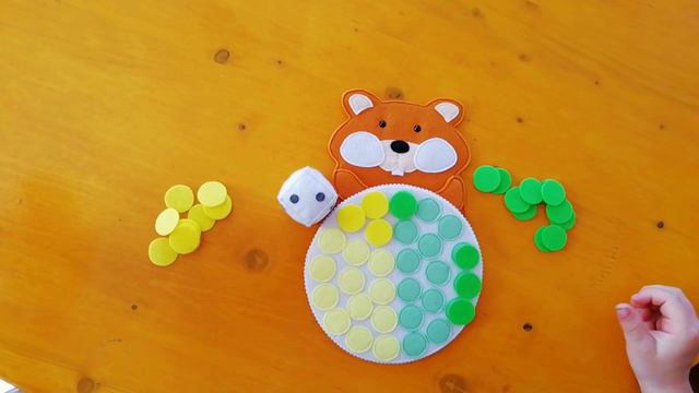 Игрушка из фетра "Хомяк Фомка 2-в-1"