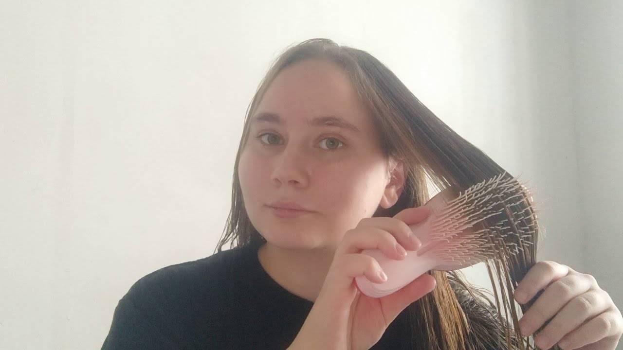 АСМР Расчесываю мокрые волосы