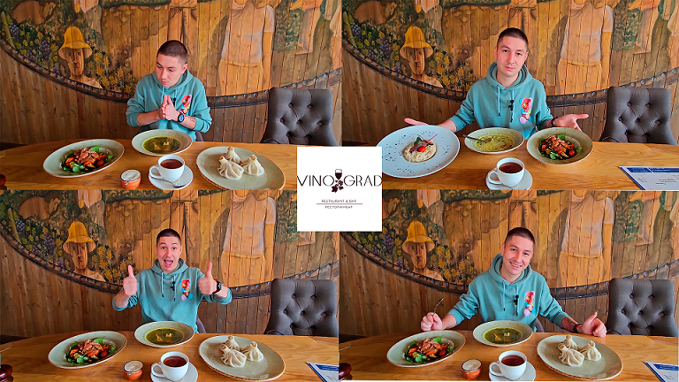 Обзор ресторана Грузинской(Армянской) и Европейской кухонь ВИНОГРАД / ЭТО НАДО ВИДЕТЬ / г. Самара