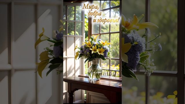 Шикарный букет от Нейросети / AI Art: The Gorgeous Bouquet - M010