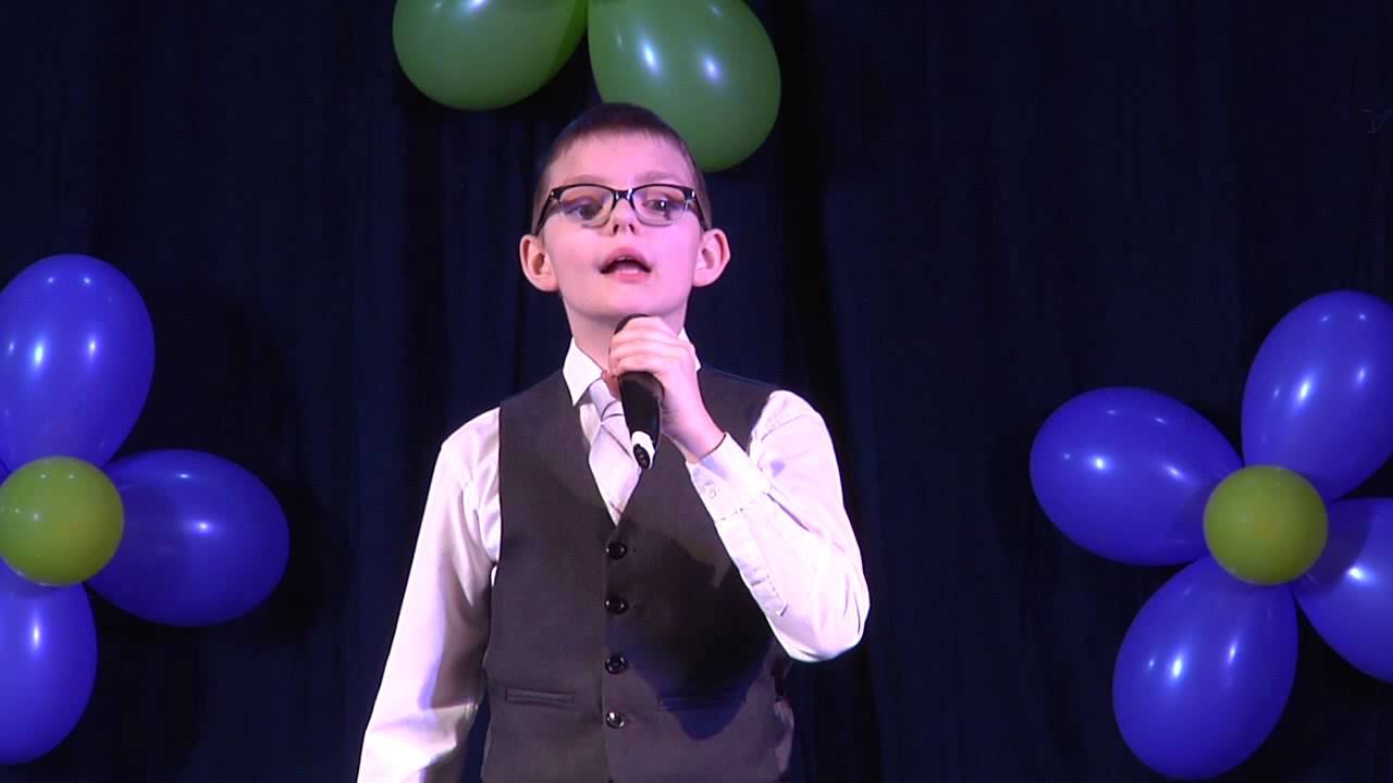 Стихотворение "Снегирь". Фестиваль "Остров детства". Луга. 2016.