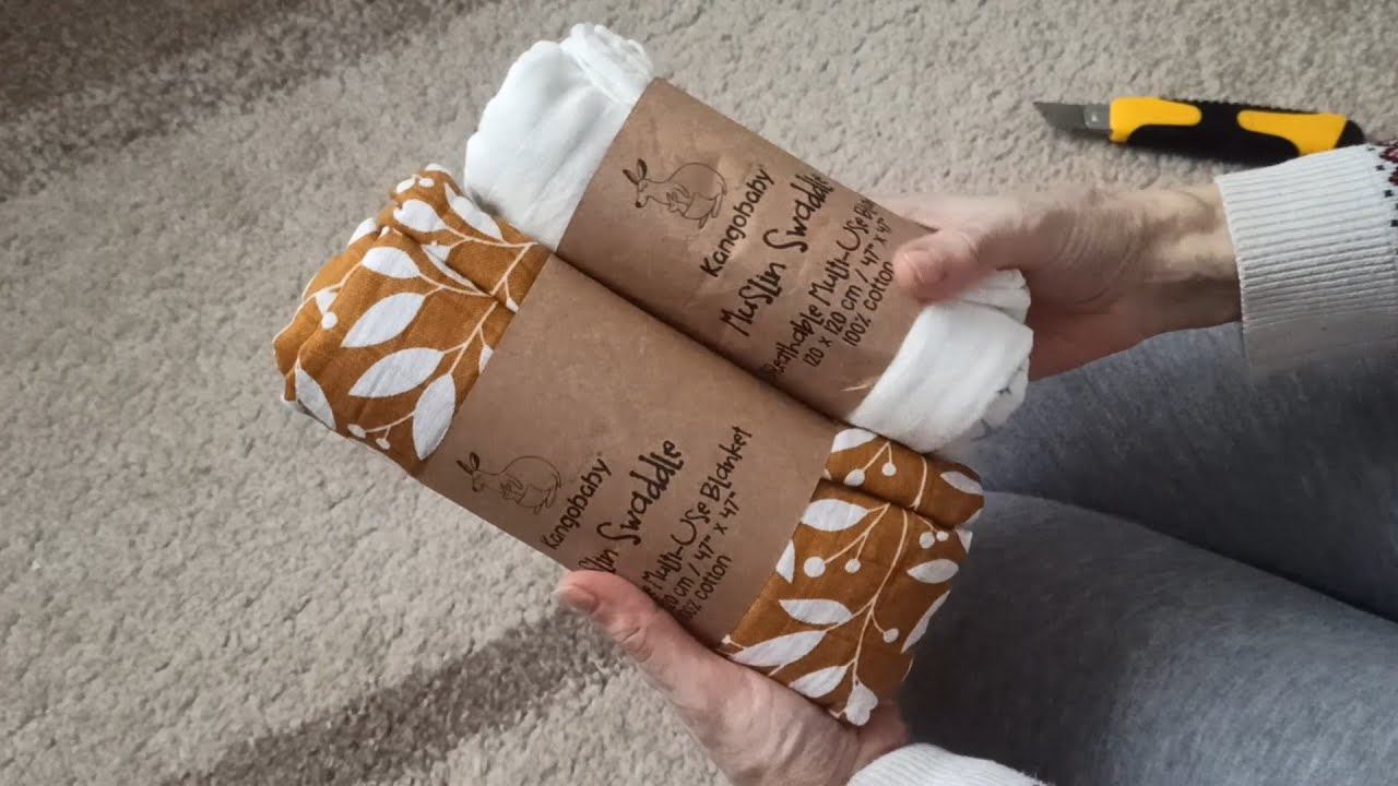 Пеленки из муслина (распаковка)