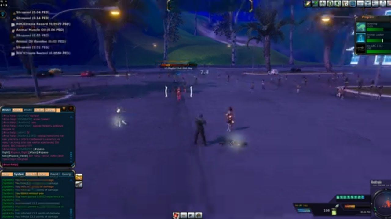 Entropia Universe. На Роке продолжаю карать Девок