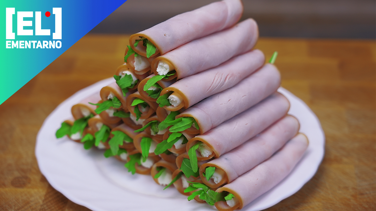 Рулетики на закуску Очень просто и вкусно