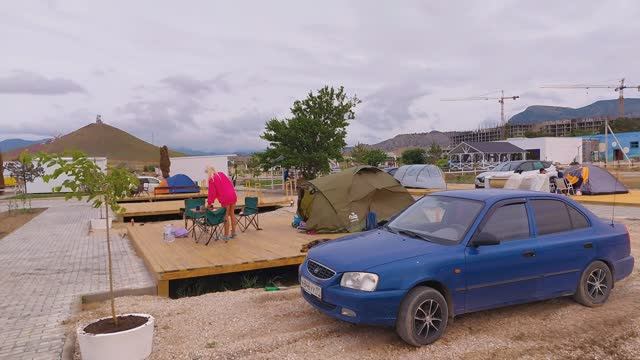 Платный автокемпинг "РАКЕТА" на МЕГАНОМе . Судак. Крым 2023.