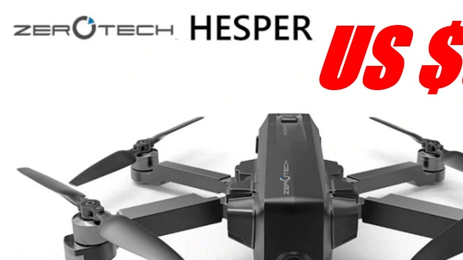 Квадрокоптер, ZEROTECH HESPER, Selfie, 4 к, FPV с 1080 P HD, gps, Дистанция 500 м, 18 минут работы, 