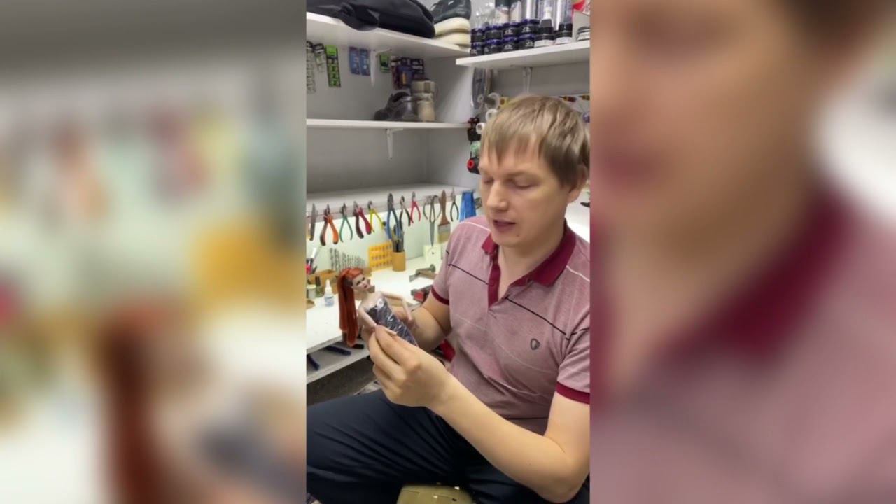 Ремонт куклы. Укрепление рук