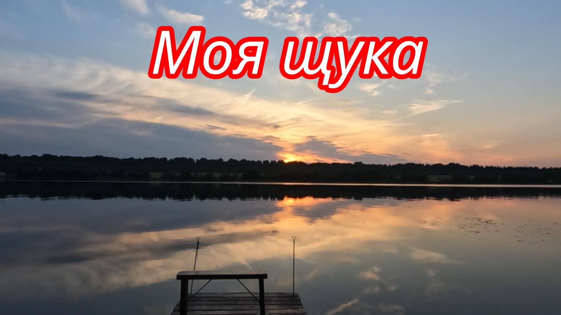 Поймала большую щуку
