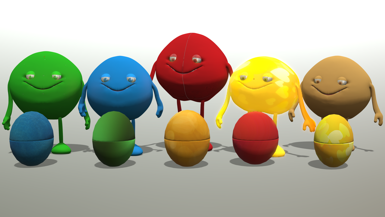 Яйца с сюрпризом.Развивающий мультик для малышей про животных.