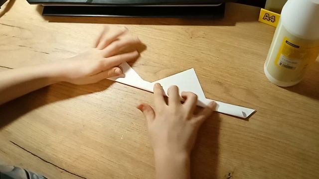 очки из бумаги