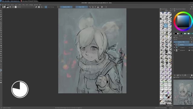 Учебник иллюстрация от А до Я с Krita.