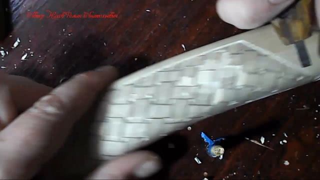 Топорище резное,плетёнка с узорами.Резьба по дереву.