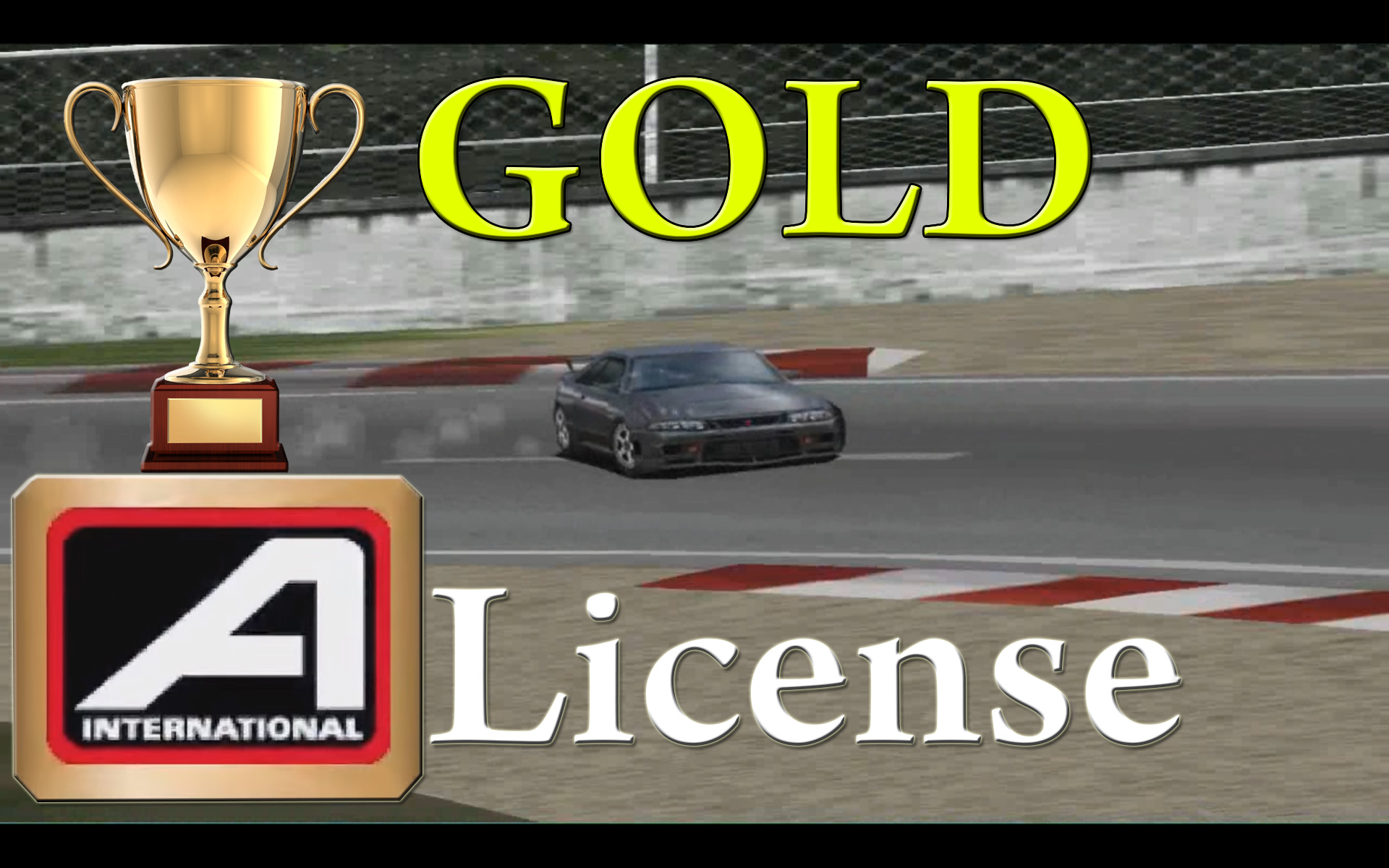 Gran Turismo 1/Лицензия A-International на ЗОЛОТО с комментами/Призовая машина - NISSAN NISMO 400R!