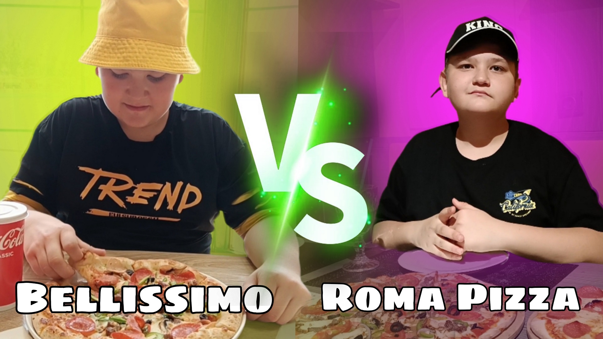 Bellissimo VS Roma Pizza | *Кто лучше?* | Пицца-баттл! ?
