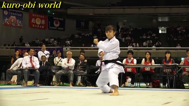 Karate Kata 5ая минута of Ayano Nakamura in 2018 JKA2018 全国優勝の空手女子、中村綾乃の形（予選から決勝まで全部見せ）.mp4
