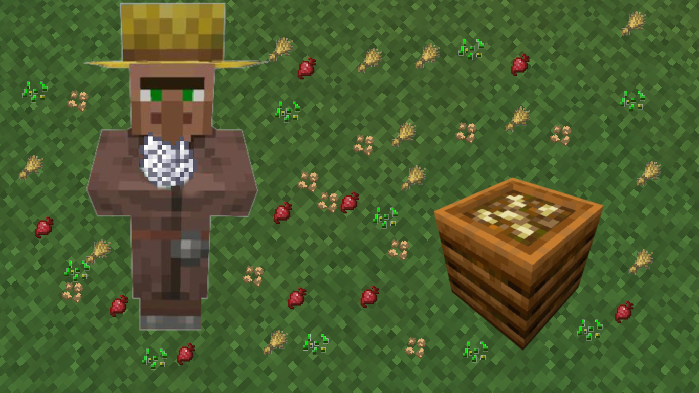 Ферма костной муки в майнкрафт.