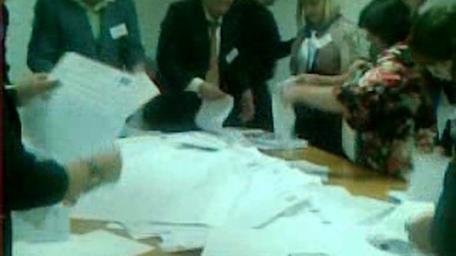 Выборы-2011. Подсчет бюллетеней. 