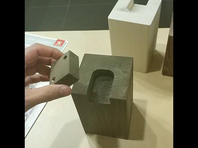 Скрытый монтаж брусок 100х100