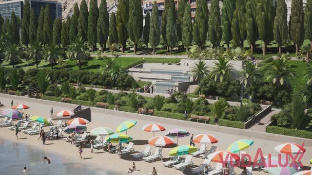 3D визуализация. Проект водопада для строительства на набережной Сочи №155