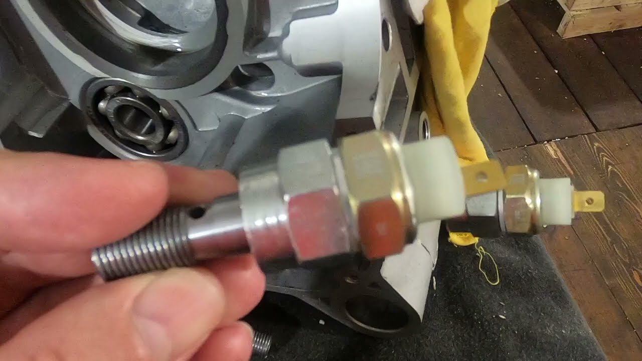 Контроль давления масла в моторах GY6 с воздушно масляным охлаждением