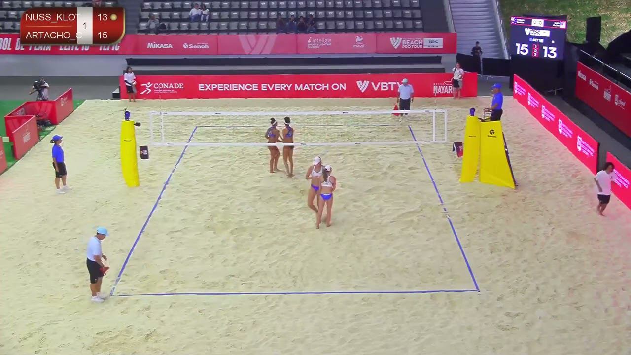 Артачо/Кланси Австралия - Нусс/Клос США 2-0, ЭЛИТА, ТЕПИК, МЕКСИКА. 3 отборочный этап в Париж2024