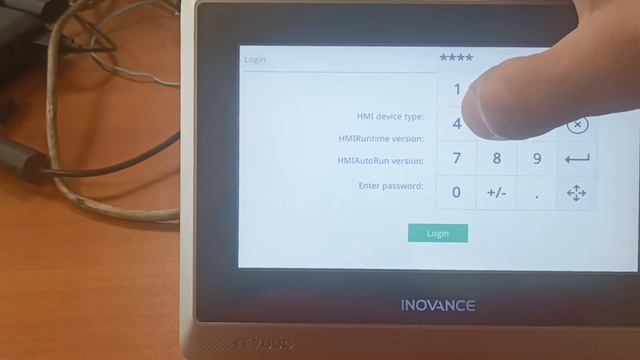 02_Стенд Inovance H3U. Панель HMI