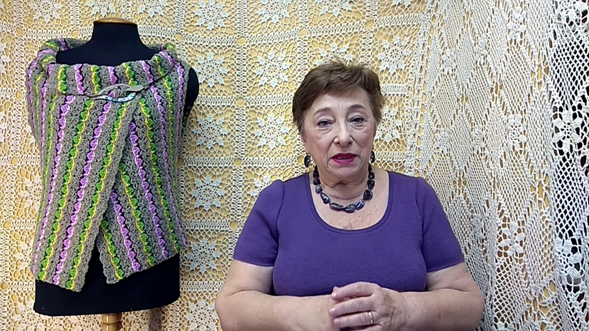 Жилет "Сюрприз". Мастер-класс по вязанию крючком от О. С. Литвиной.