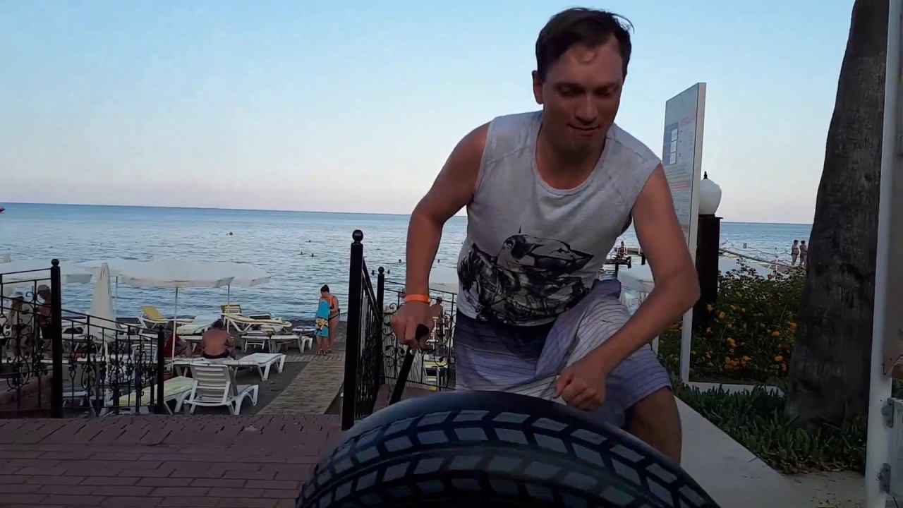 Обзор  доступности пляжа в отеле.  Турция-отдых для инвалидов колясочников