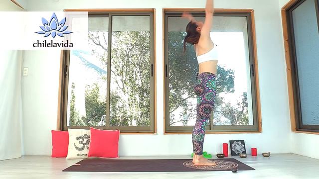 ВИНЬЯСА ЙОГА для ЗДОРОВЬЯ _ НАТАРАДЖАСАНА Йога Средний Уровень  _ Йога chilelavida