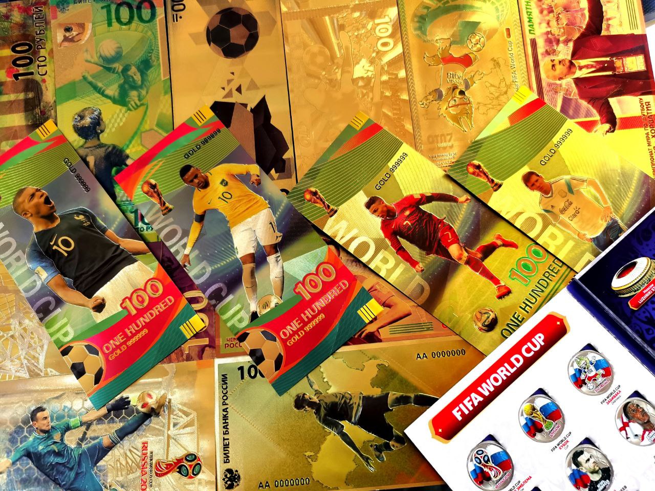 МОЯ КОЛЛЕКЦИЯ МОНЕТ И КУПЮР FIFA 2018