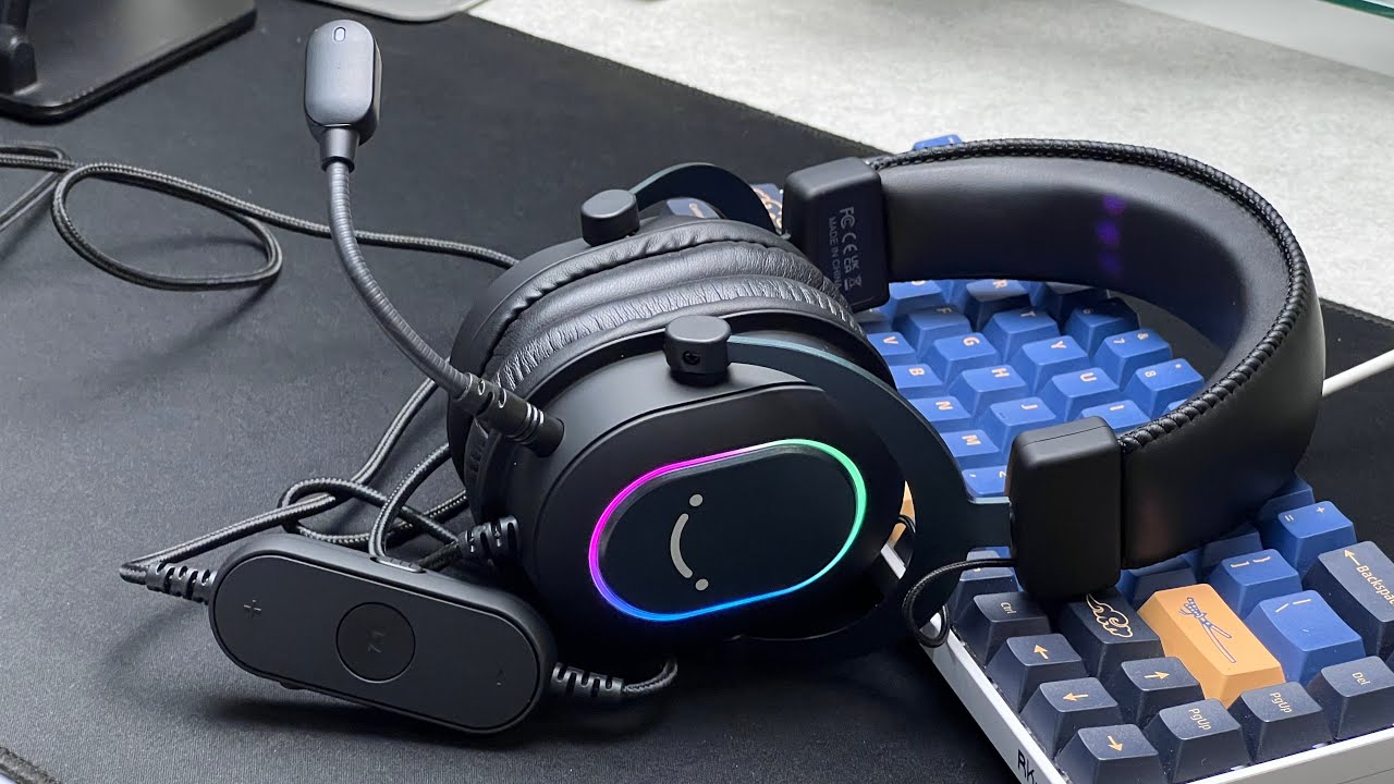 Проводные наушники FIFINE H6 gaming headset Обзор Распаковка Настройка