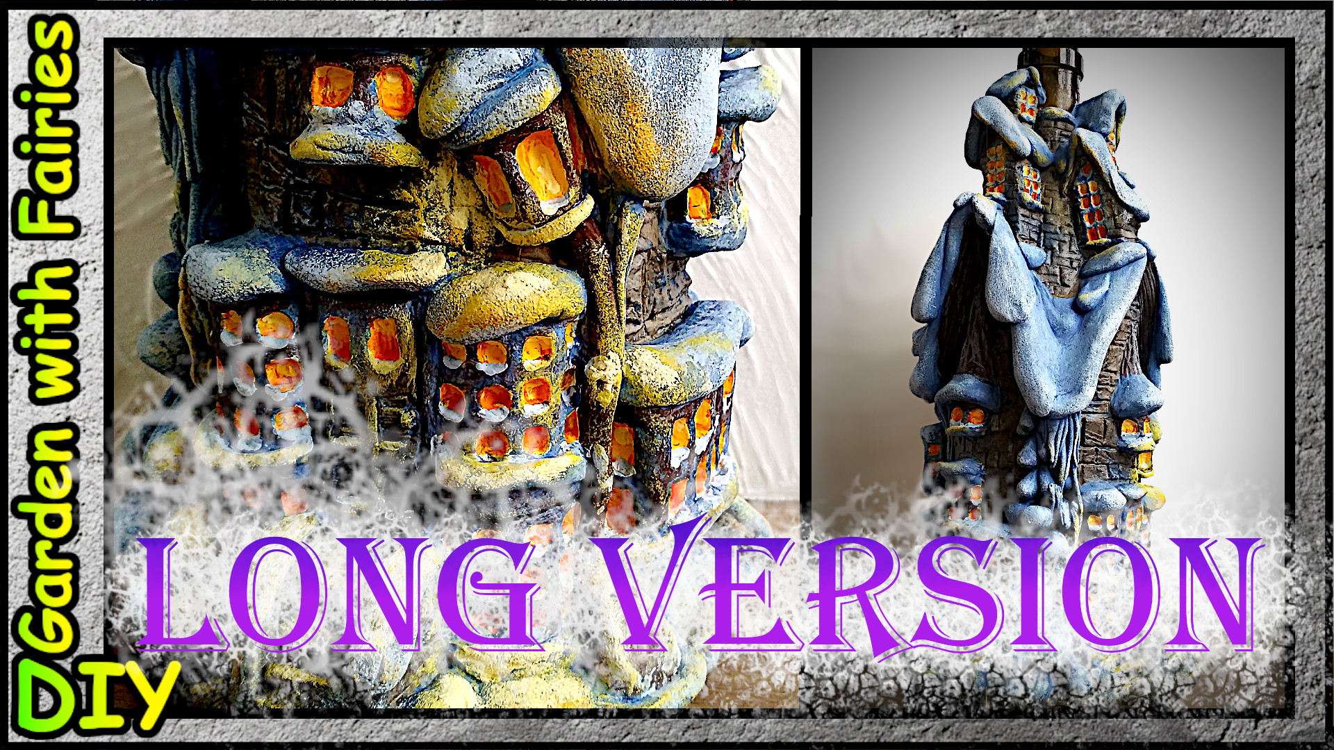 Декор бутылки Зимние сумерки в Городе Фей. Мастер-класс bottle Art