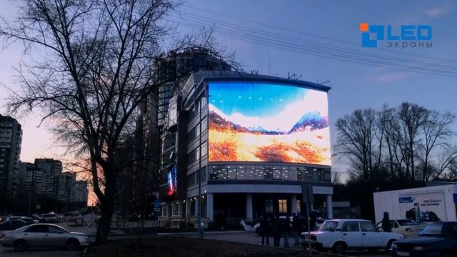 Медиафасад, г. Екатеринбург, Академия единоборств РМК, Р16х33