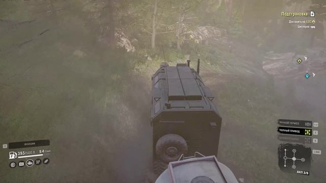 SnowRunner. Таймыр. Овраг. Поручение «Подстраховка».