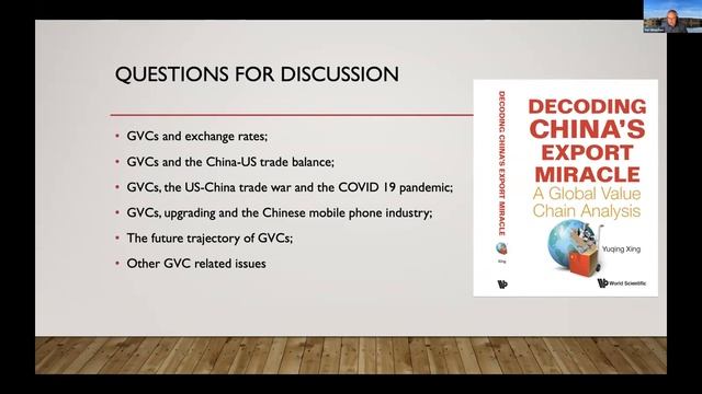 Yuqing Xing’s Book Presentation “Decoding China's Export Miracle. A Global Value Chain Analysis”.mp4
