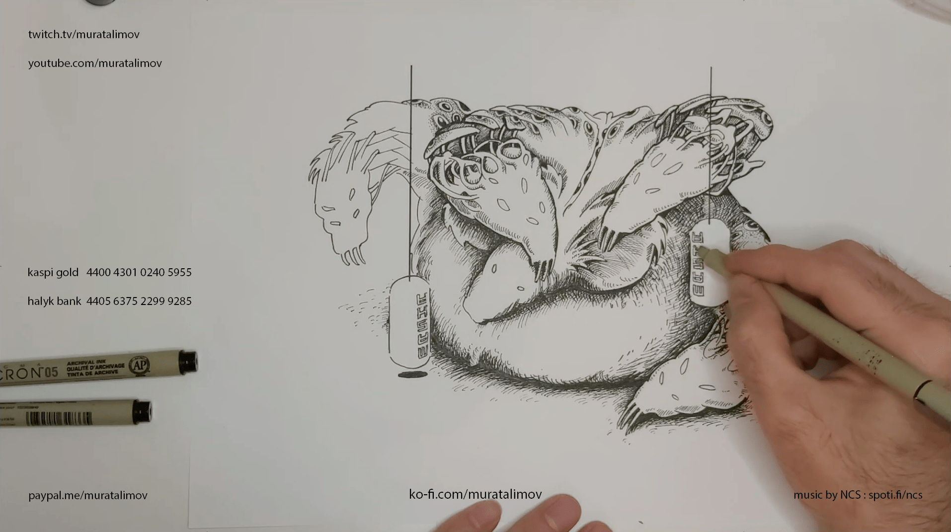 #143 Клип, арт стрим. Маши и Медведь | Мурат Алимов