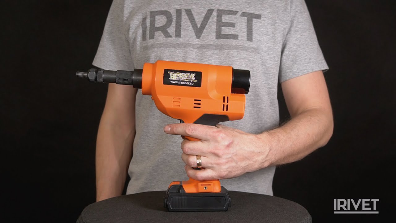 MESSER M2000 - аккумуляторный заклёпочник для резьбовых заклёпок M3 - M12