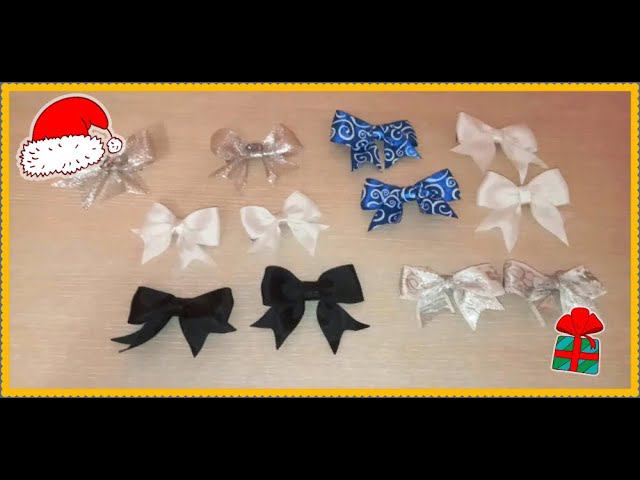 Самые простые бантики на заколке